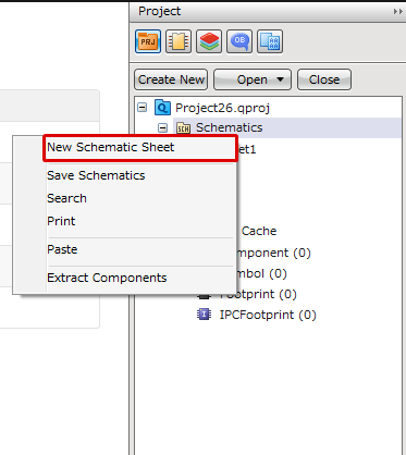 Quadcept - Adding Schematic Sheets
